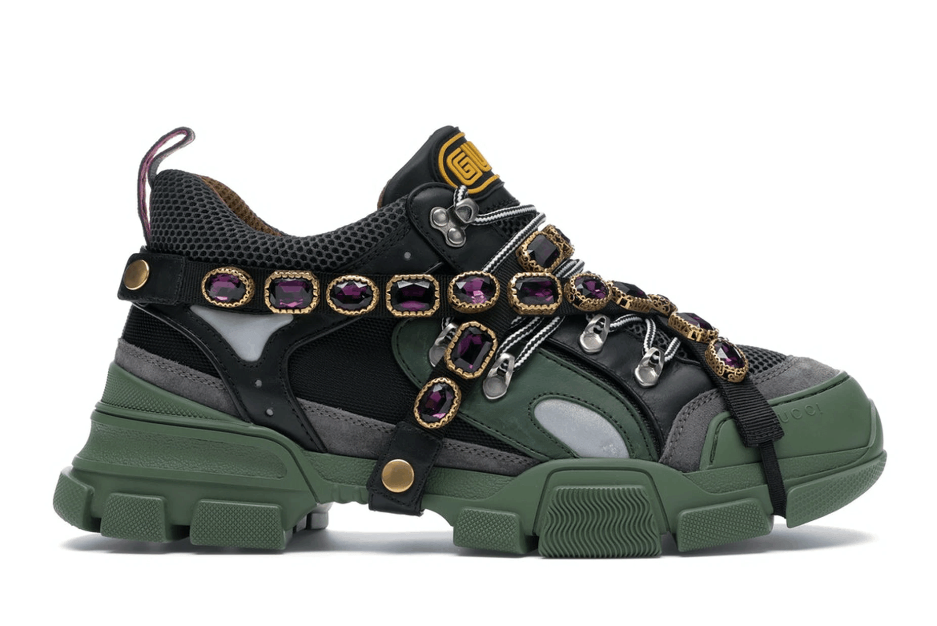 Gucci Flashtrek SEGA Green Removable Crystal Shoes (M) – Kelvingift