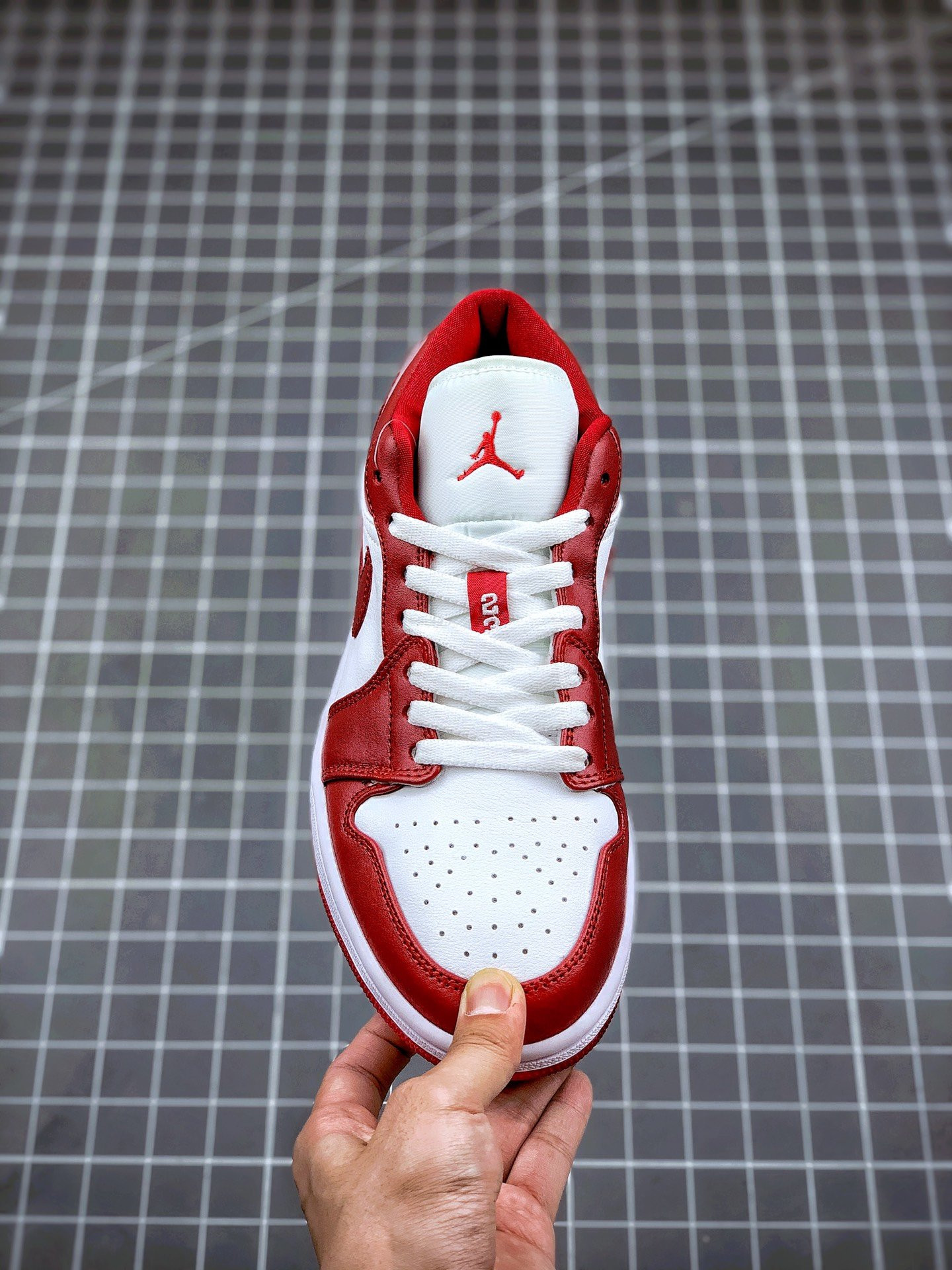 Air Jordan 1 Low Gym Red/White 553558-611 - Kelvingift