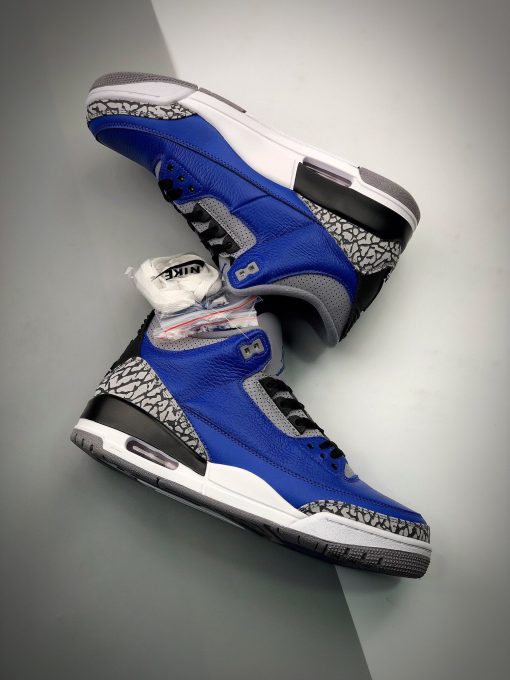 Air Jordan 3 Blue Cement Varsity Royal/Cement Grey – Kelvingift